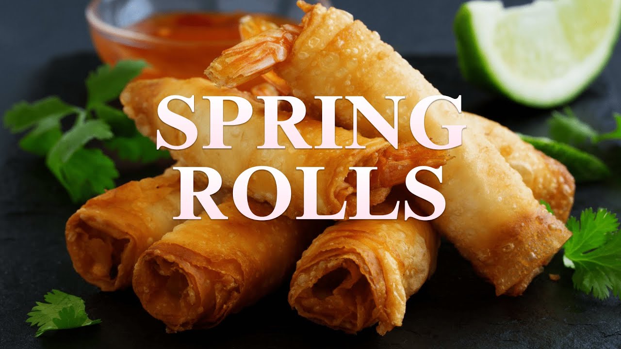 Fresh Spring Rolls with Dipping Sauce | Easy and Healthy Recipe - YouTube