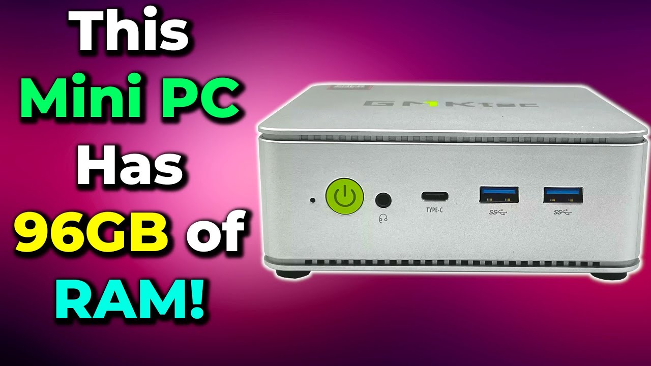 96GB of RAM in A Mini PC! Upgrading GMKtec K8 RAM | Dual LAN 2.5Gbps ...