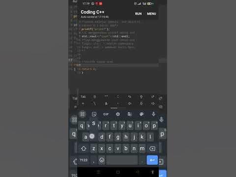 Belajar C++ : 1. Membuat Output sederhana #coding #cpp #programming - YouTube