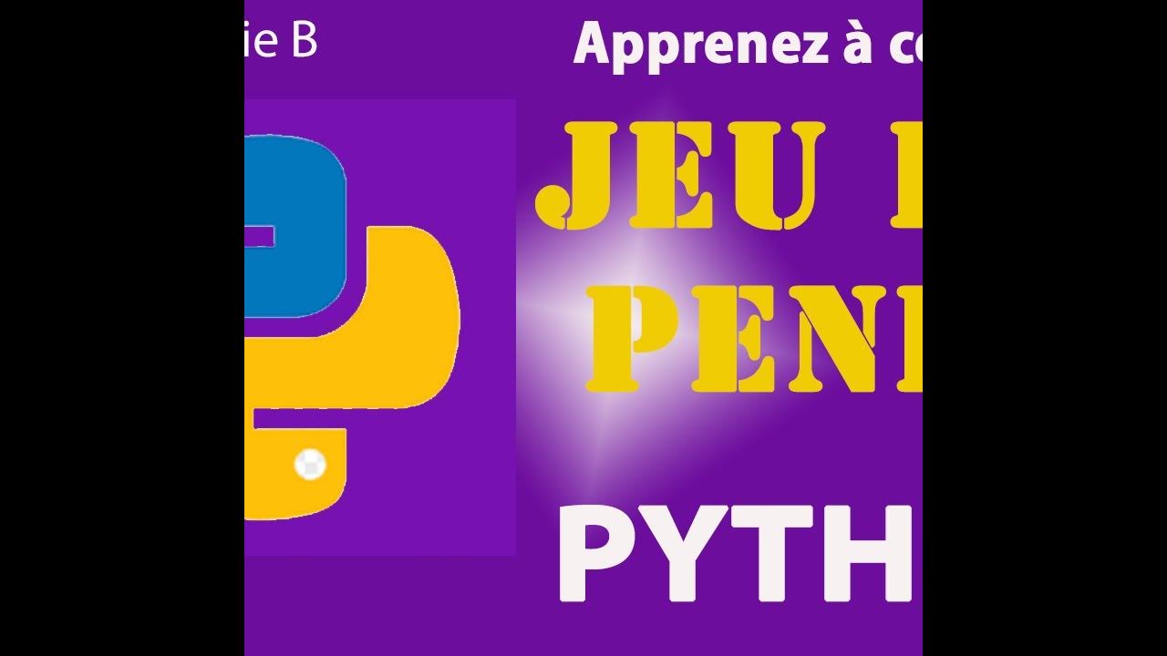 Apprenez à coder un jeu du pendu en Python ! - YouTube