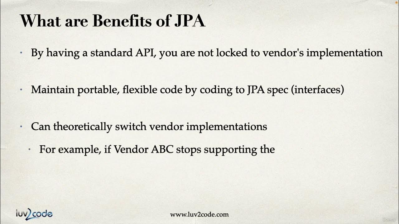 03 New Hibernatejpa Crud001 Hibernate Jpa Overview Youtube