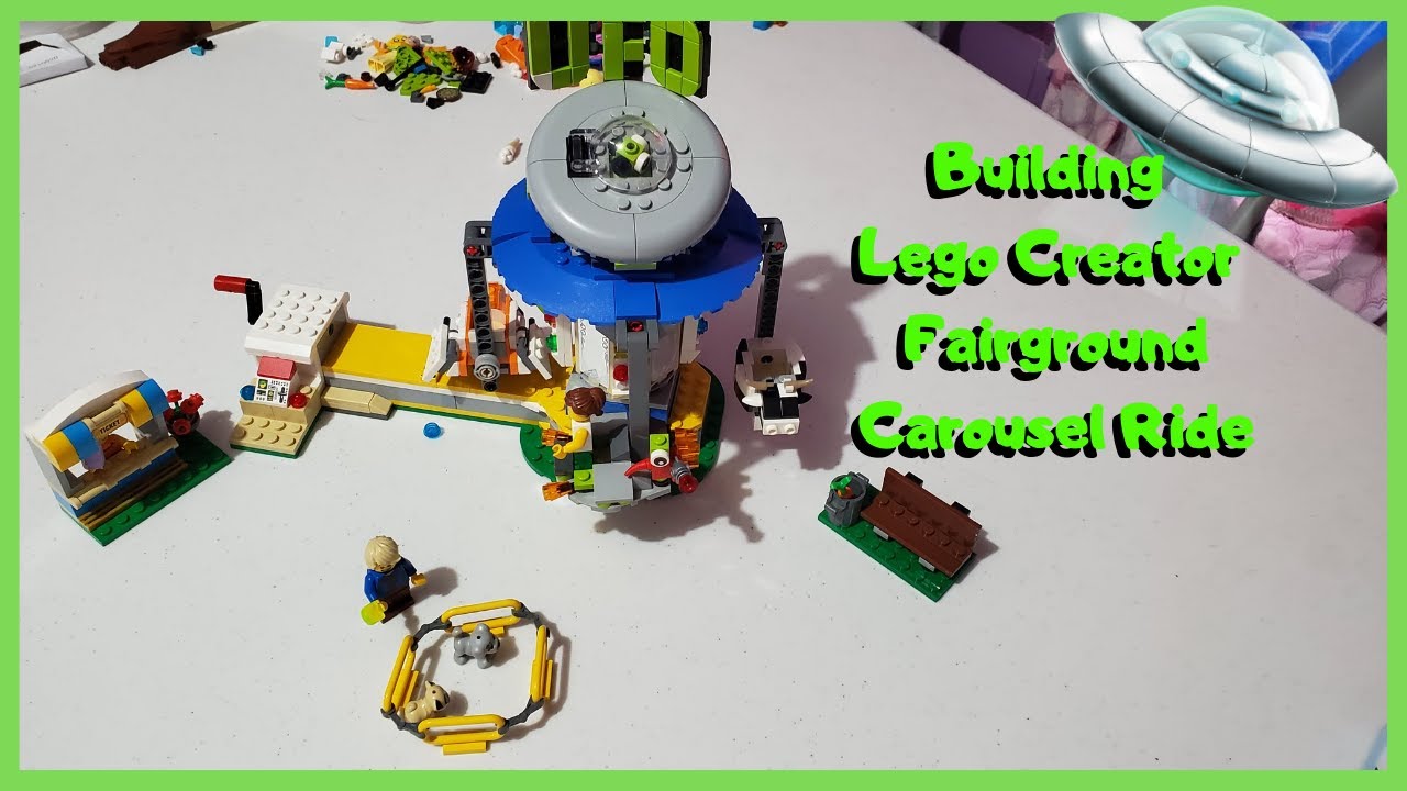 Building the Lego Creator 3n1 Fairground Carousel - YouTube