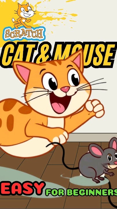 (Scratch Game Projects #1) How to Make a Fun Cat and Mouse Game in Scratch #scratch #shorts ...