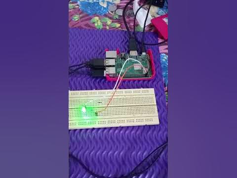 led blink using raspberry Pi and python - YouTube