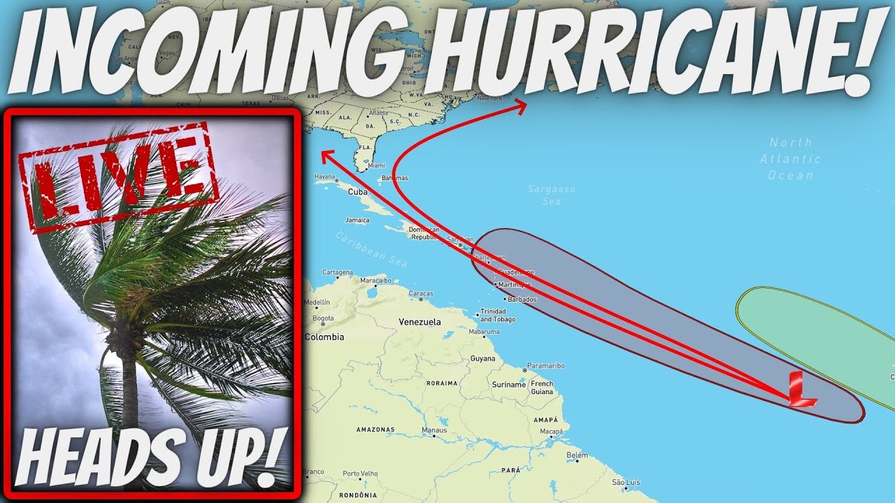 🔴BREAKING - Incoming HURRICANE! We NEED To Watch This System REAL ...