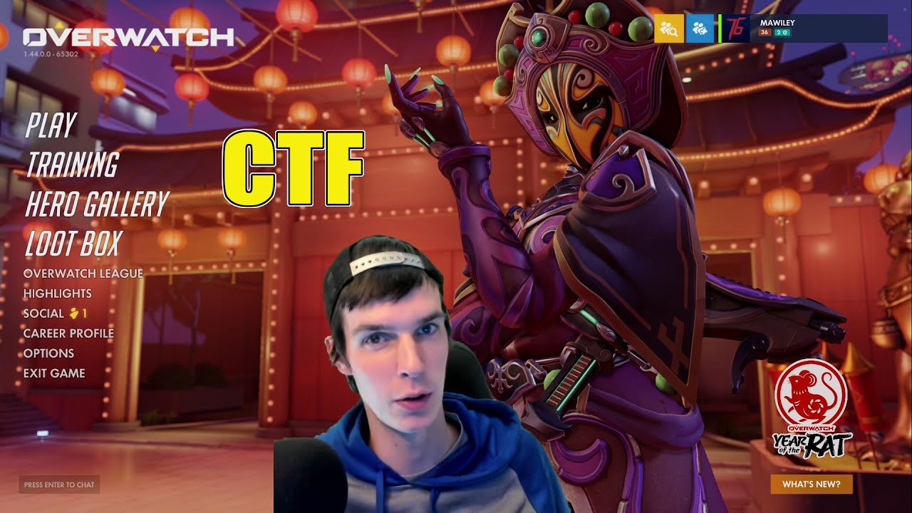 *NEW* CTF BLITZ! Year Of The Rat (OVERWATCH) - YouTube