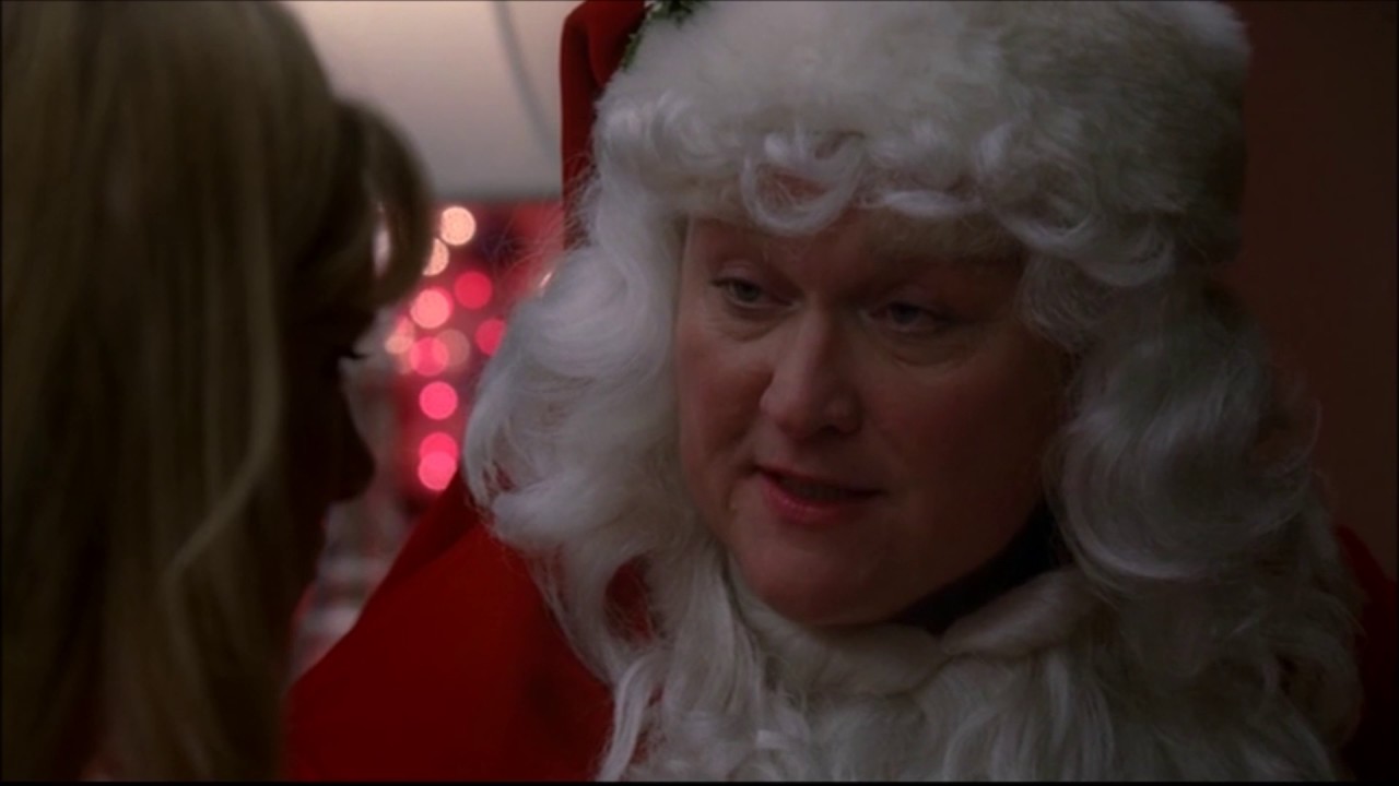 Glee - Beiste dresses up as Santa to tell Brittany that Santa can't ...