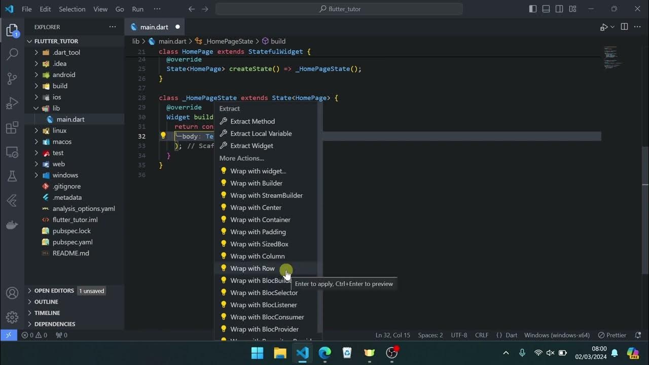 How to Wrap Widget | Flutter Tips - YouTube