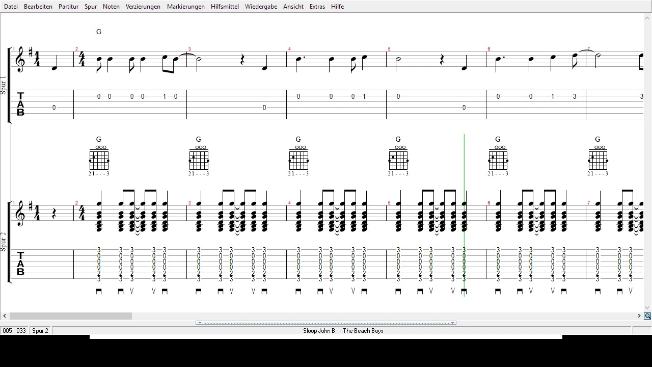 The Beach Boys - Sloop John B - Tabs - YouTube