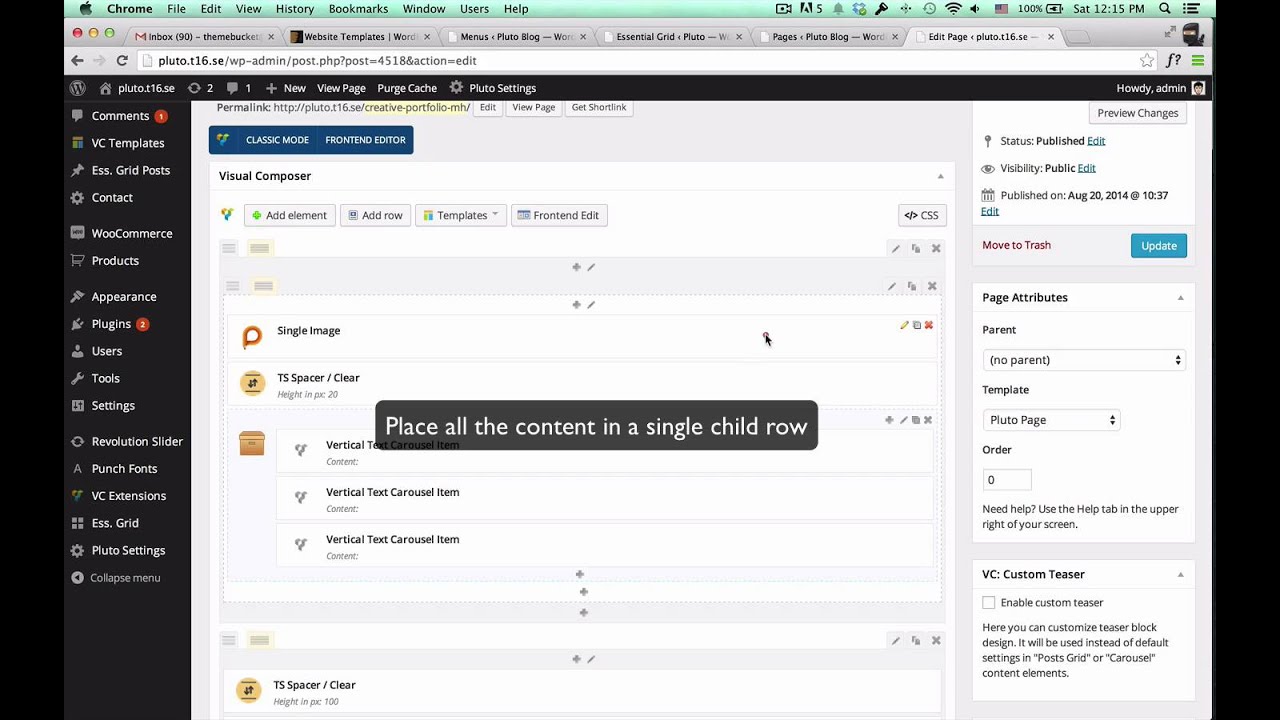 How to align content vertically middle - YouTube