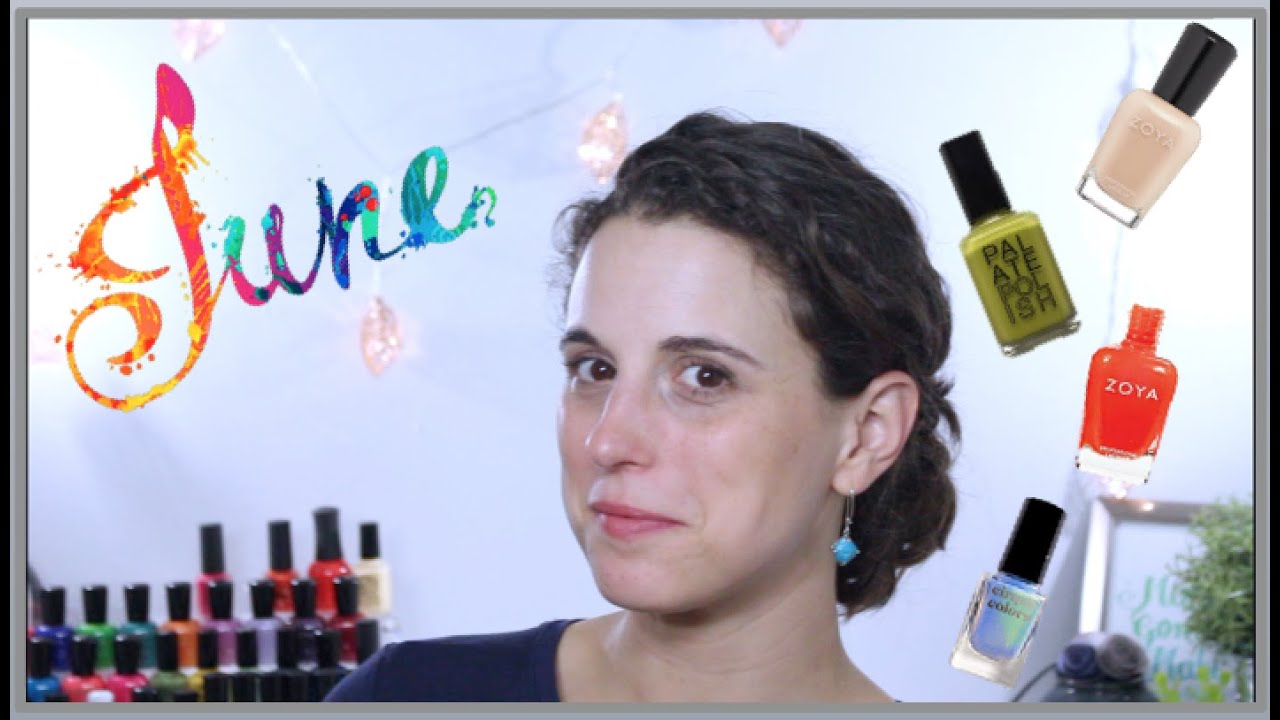 What I wore in June 2019 // June Monthly Manis - YouTube
