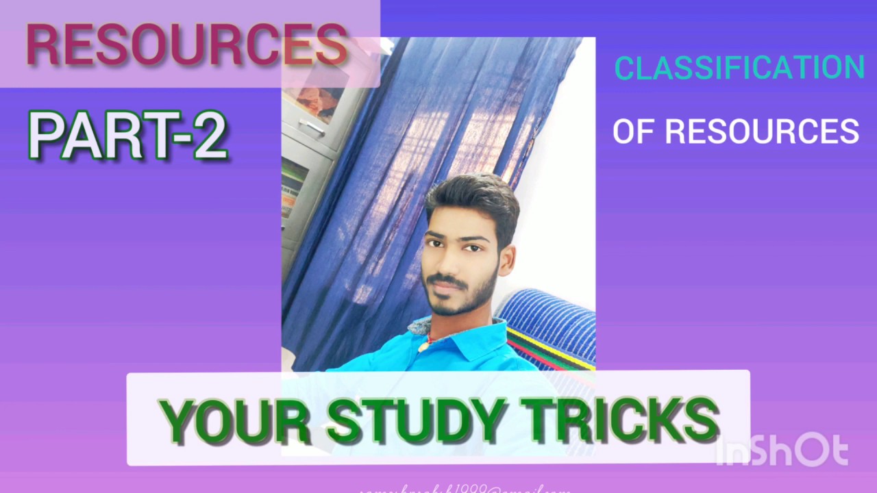 Classification of resources Geography class 10th lesson first - YouTube