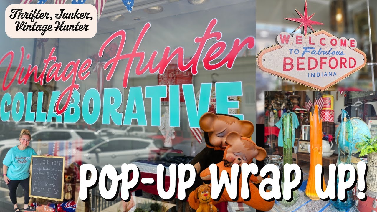 Vintage Pop-Up Shop Recap! Back To A New Normal??? - YouTube