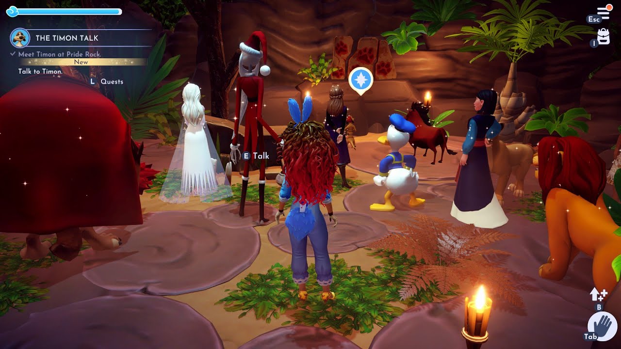 Disney Dreamlight Valley The Timon Talk Walkthrough - YouTube