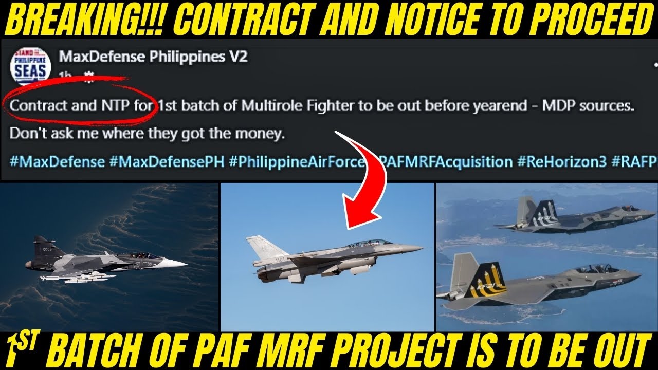 Breaking!!! Philippine Air Force MRF Project: Contract and Notice to ...