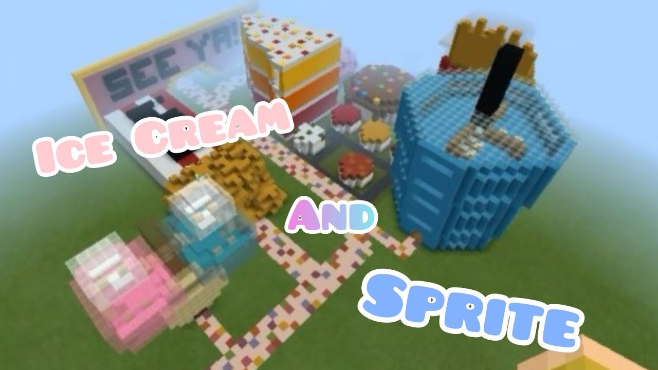 Minecraft: Food Town E2 - Sprite and Ice Cream - YouTube