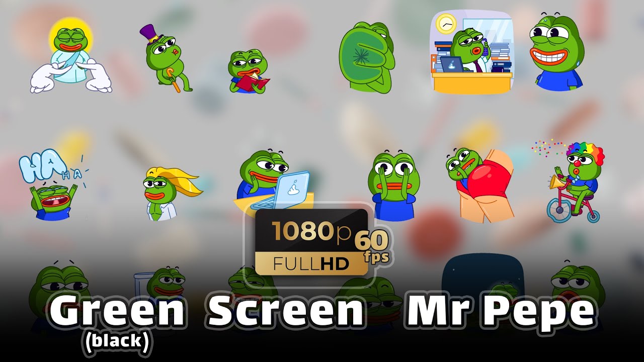 18 to the green screen of Mr. Pepe - YouTube