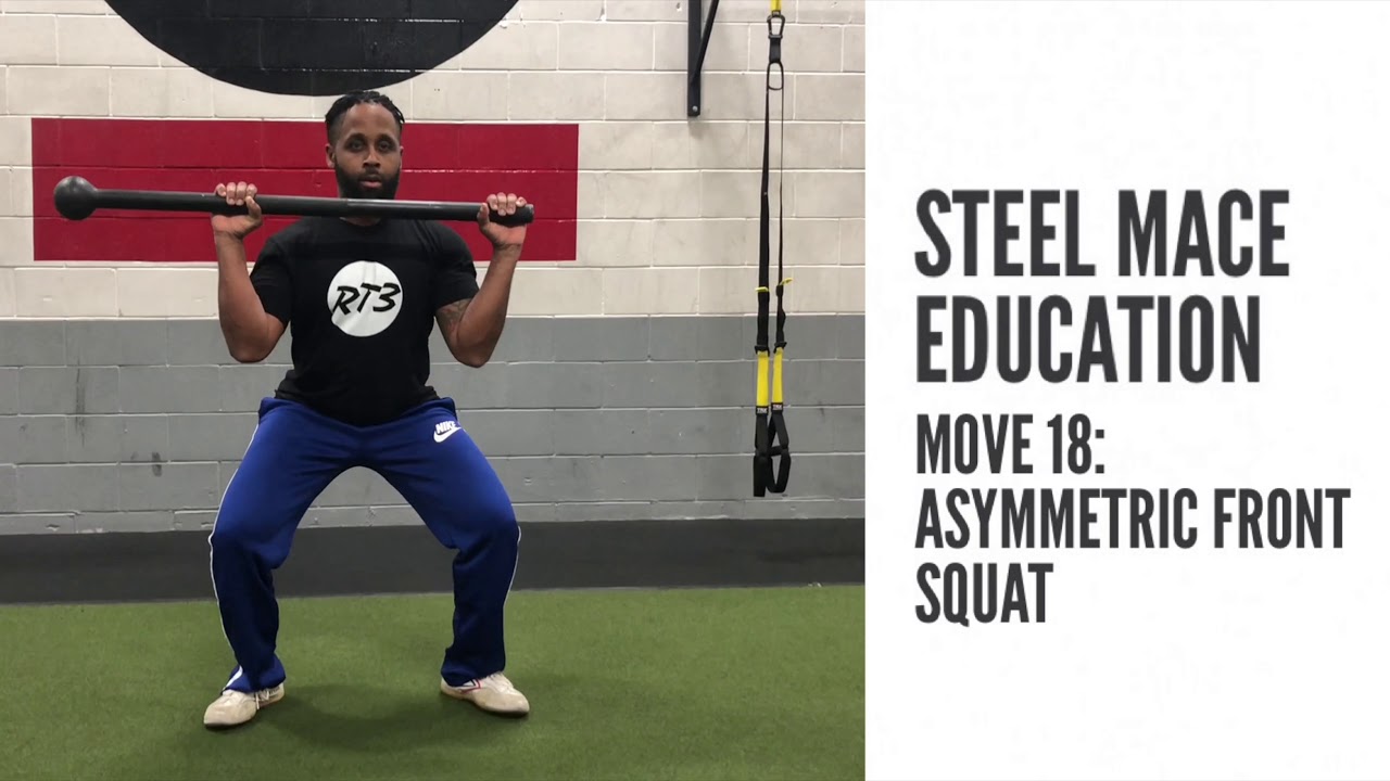 Asymmetric Front Squat | Movement 18 | Steel Mace Education - YouTube
