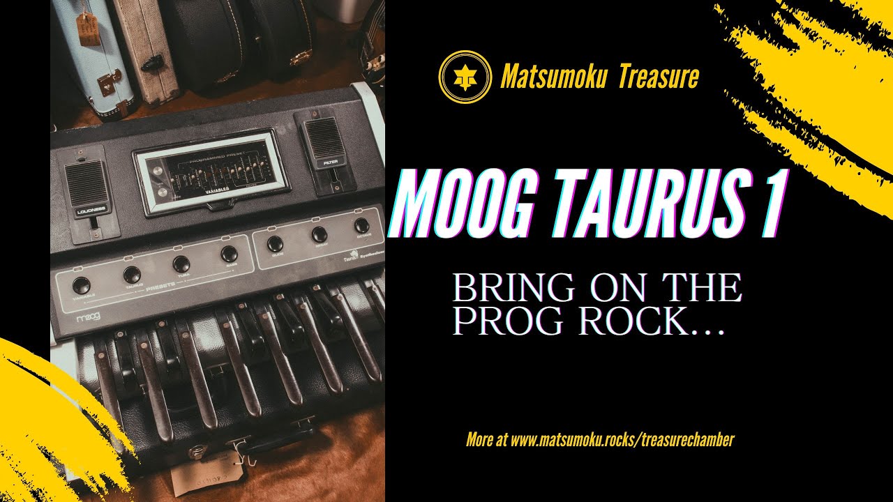 1978 MOOG TAURUS 1 - YouTube