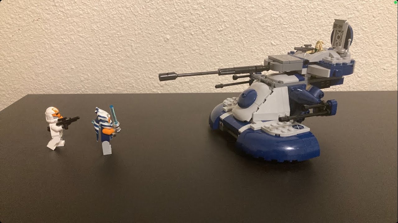 Lego Star Wars armored assault tank (aat) (stop motion build) - YouTube