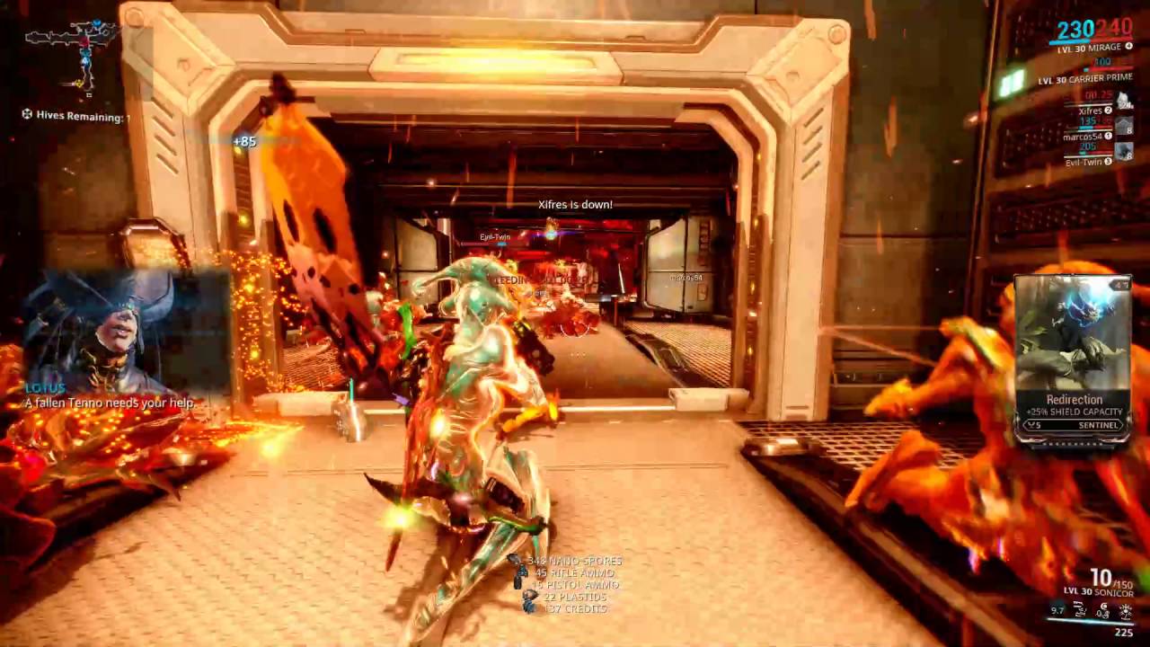 Warframe nitain extract hive mirage synoid simulor - YouTube