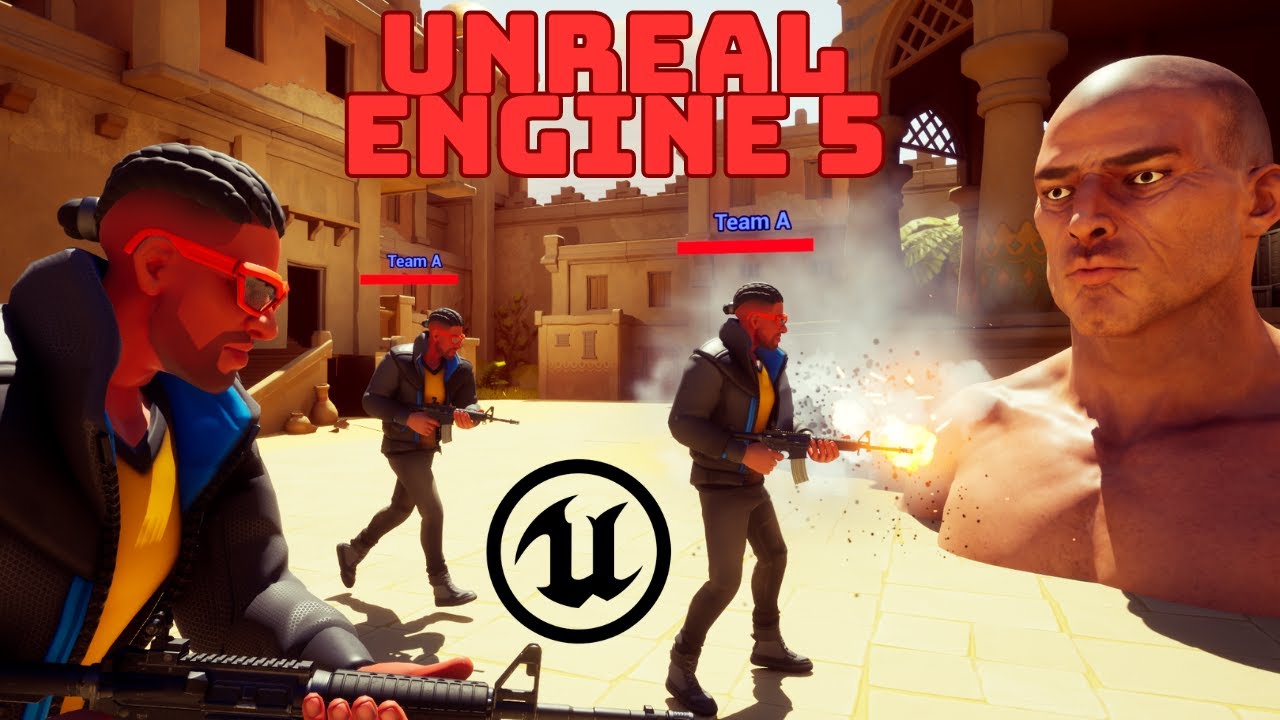 Игра на Unreal Engine 5 (Shooter Version 1.5 Game on Unreal Engine 5 ...
