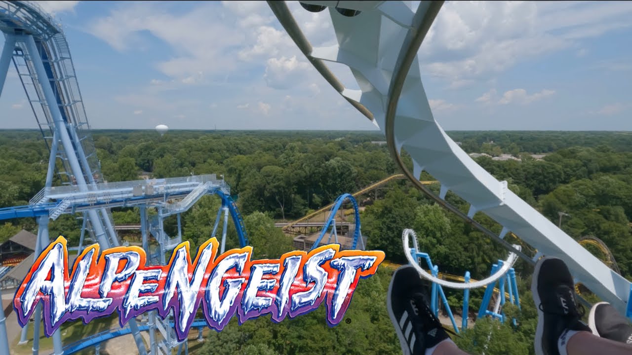 Alpengeist Front Row POV! Busch Gardens #Alpengeist # ...