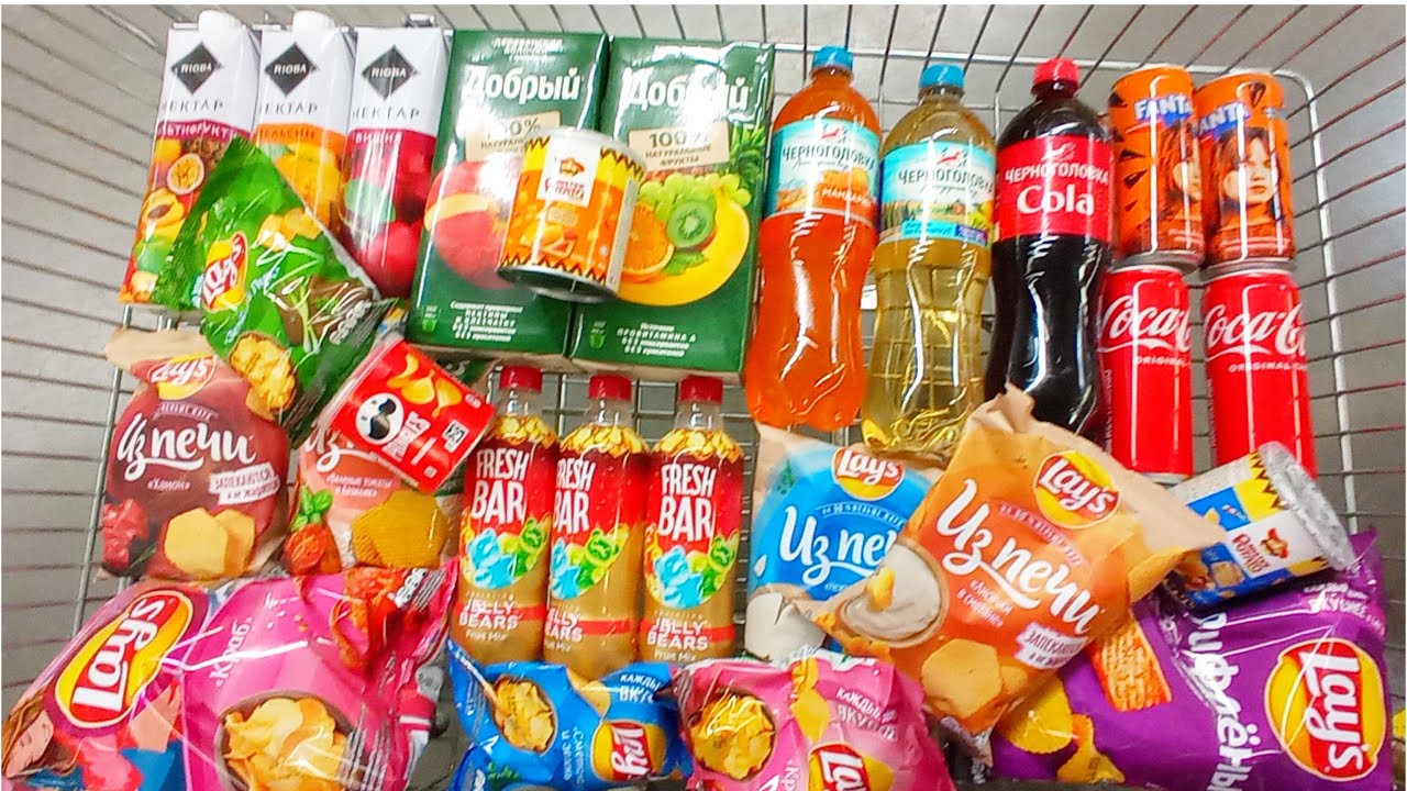 Paradise for lovers of snaks and drinks🤩😍🥰 🛍️ Mega shopping! Lays, Coca ...