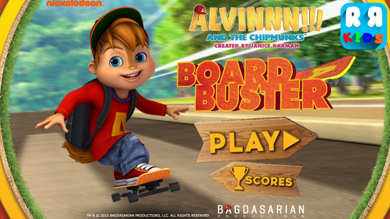 ALVIN!!! Board Buster (by Nickelodeon Games) - Gameplay Video - YouTube