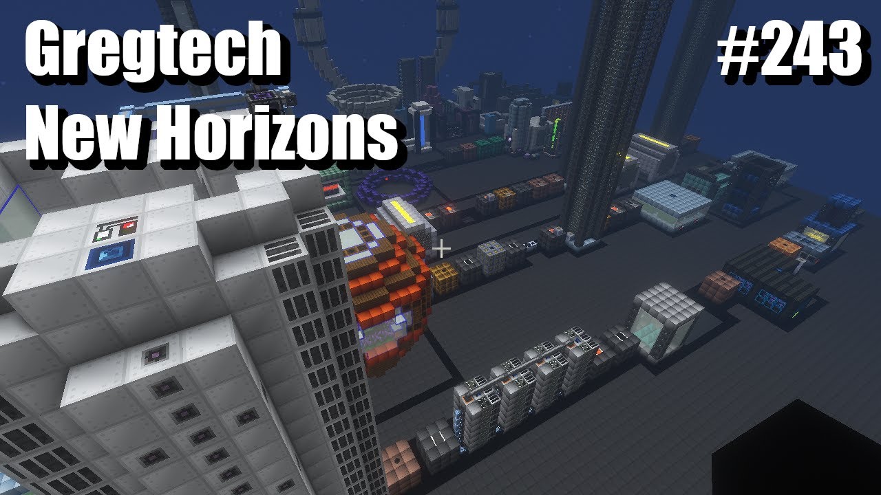 My First Space Elevator [Gregtech New Horizons Stargate Run #243] - YouTube