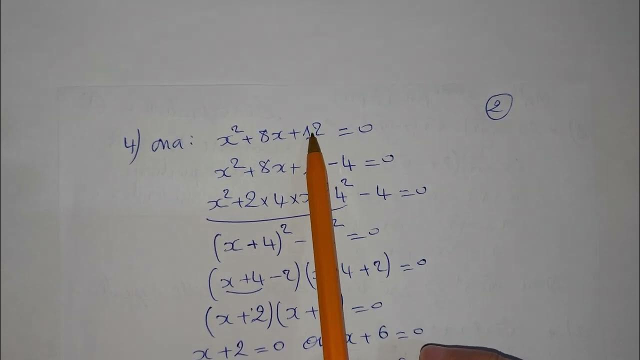 Équations avec correction maths 3A.C Prof Ali Bounkoult - YouTube