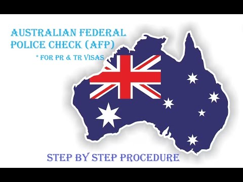 How to apply for AFP (Australian Federal Police Check) or NPC (National ...