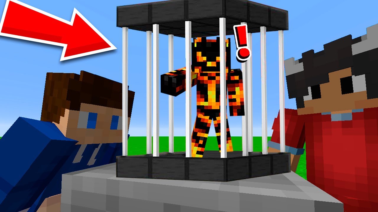 Fanget I Et YouTuber Fængsel I Minecraft! - YouTube