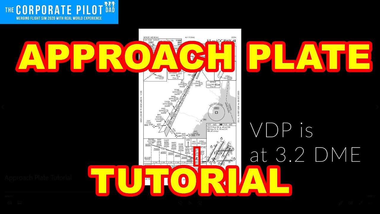 Instrument Approach Plate Tutorial By A PROFESSIONAL PILOT - YouTube