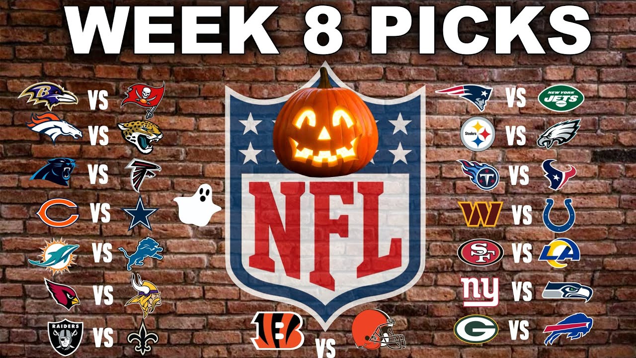 NFL Week 8 Picks 2022 - YouTube
