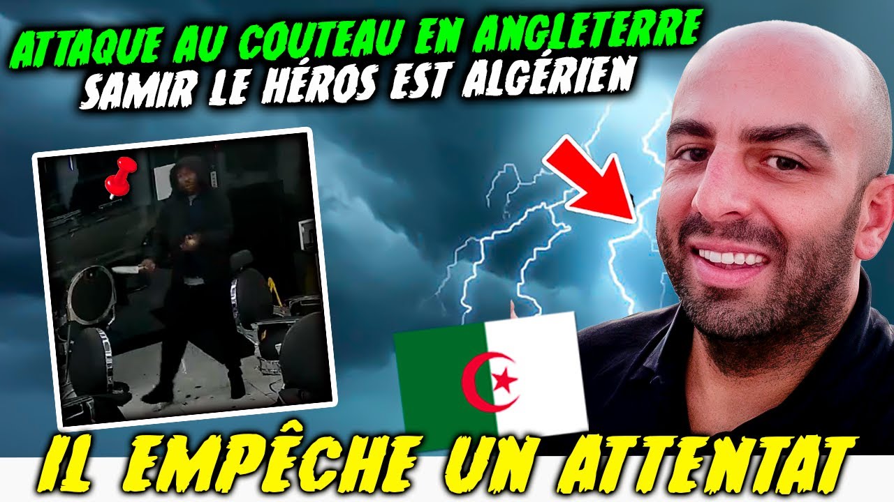 Samir Zitouni le héro Algérien à empêcher l'attentat au couteau dans le ...
