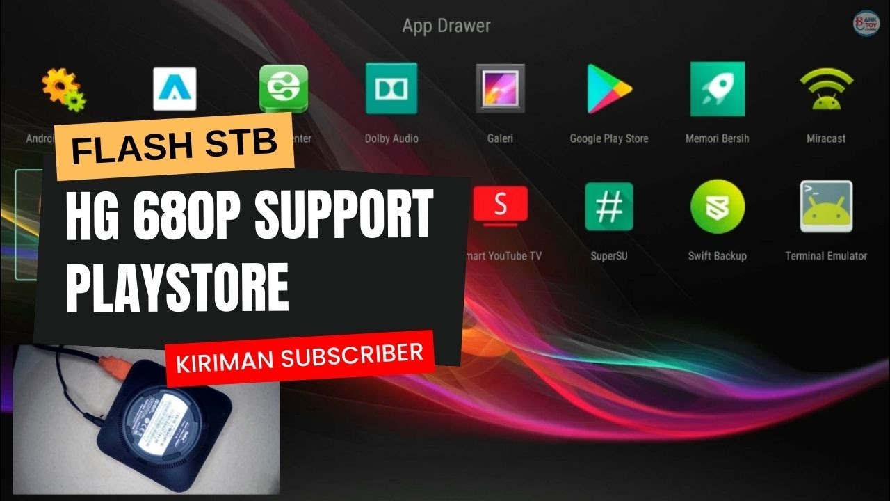 FLASH FIRMWARE BARU STB ANDROID HG680P ARF BISA PLAYSTORE - YouTube