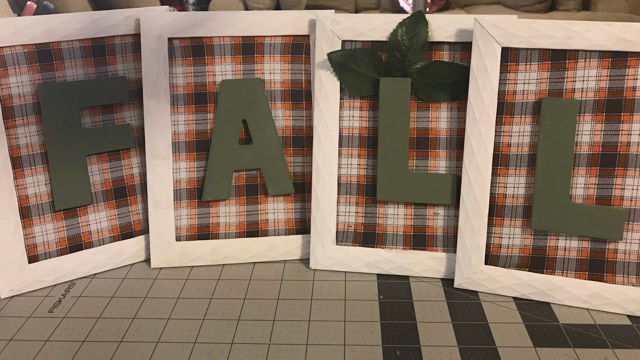 Fall DIY Picture Frames! - YouTube