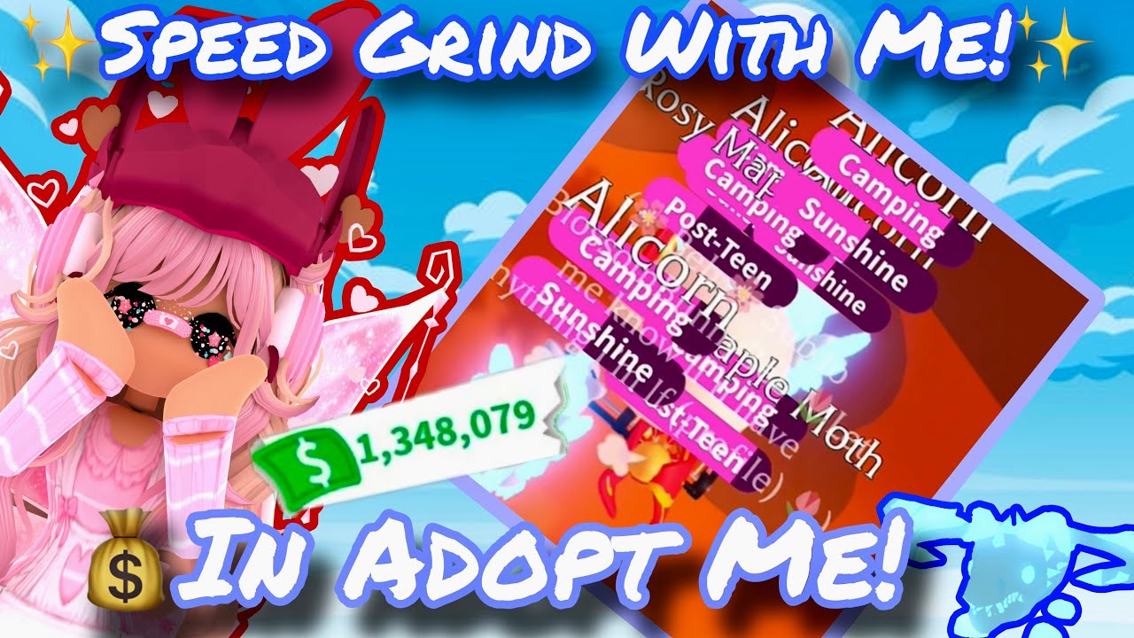 Speed Grinding In ADOPT ME! 😱2 HOUR Speed Grind! Aging Up NEON ALICORNS ...