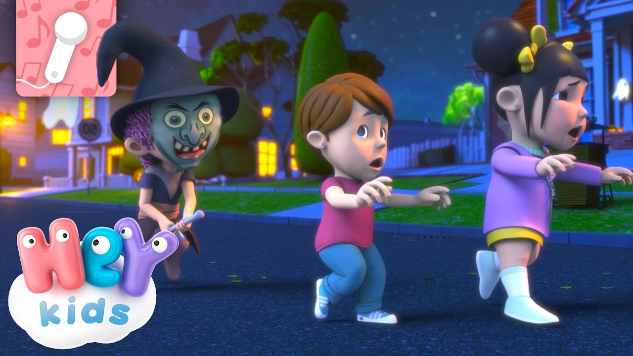 The Halloween song 🎤 KARAOKE | Songs for Kids | HeyKids Nursery Rhymes ...