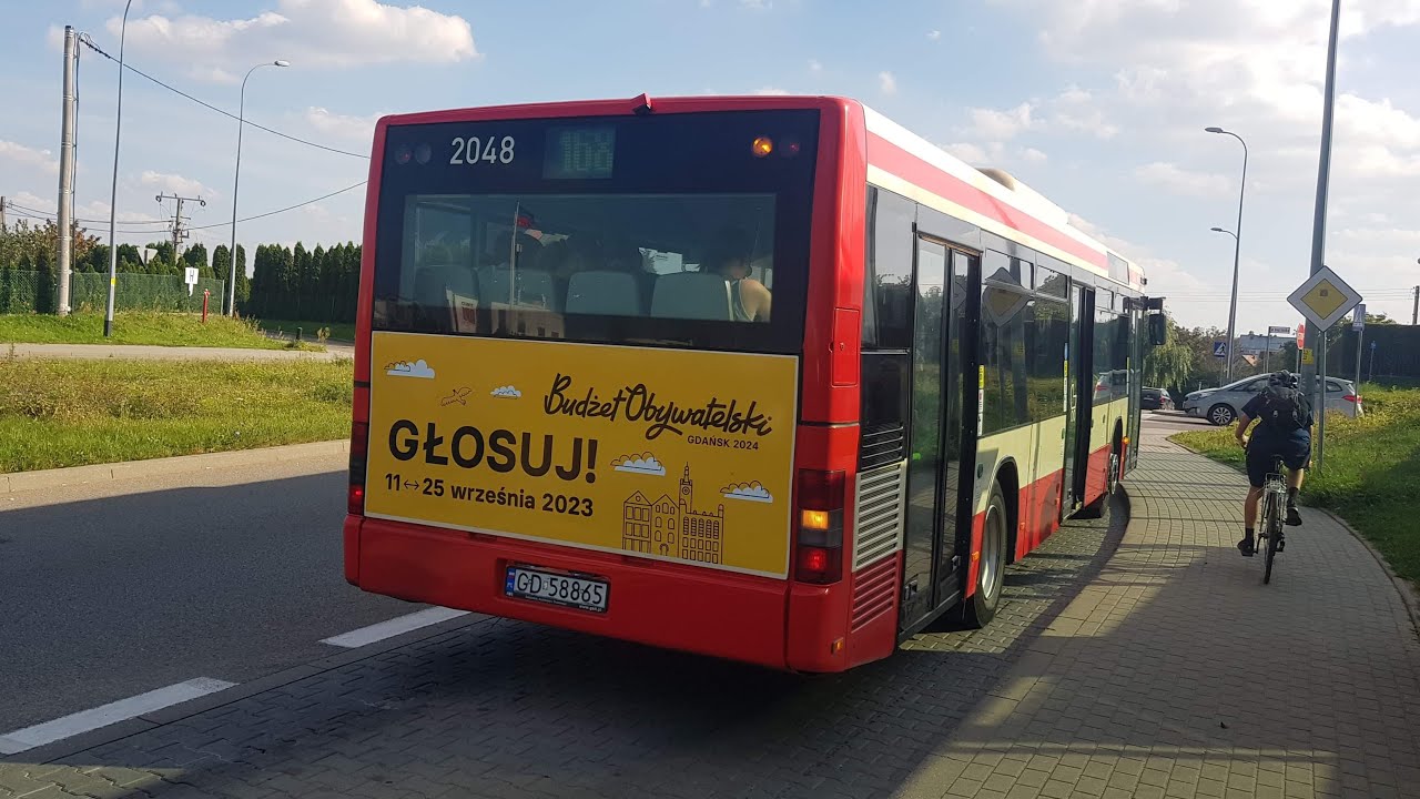 [GAiT] MAN NL283 #2048 - linia 168, kierunek Kiełpino Górne - YouTube