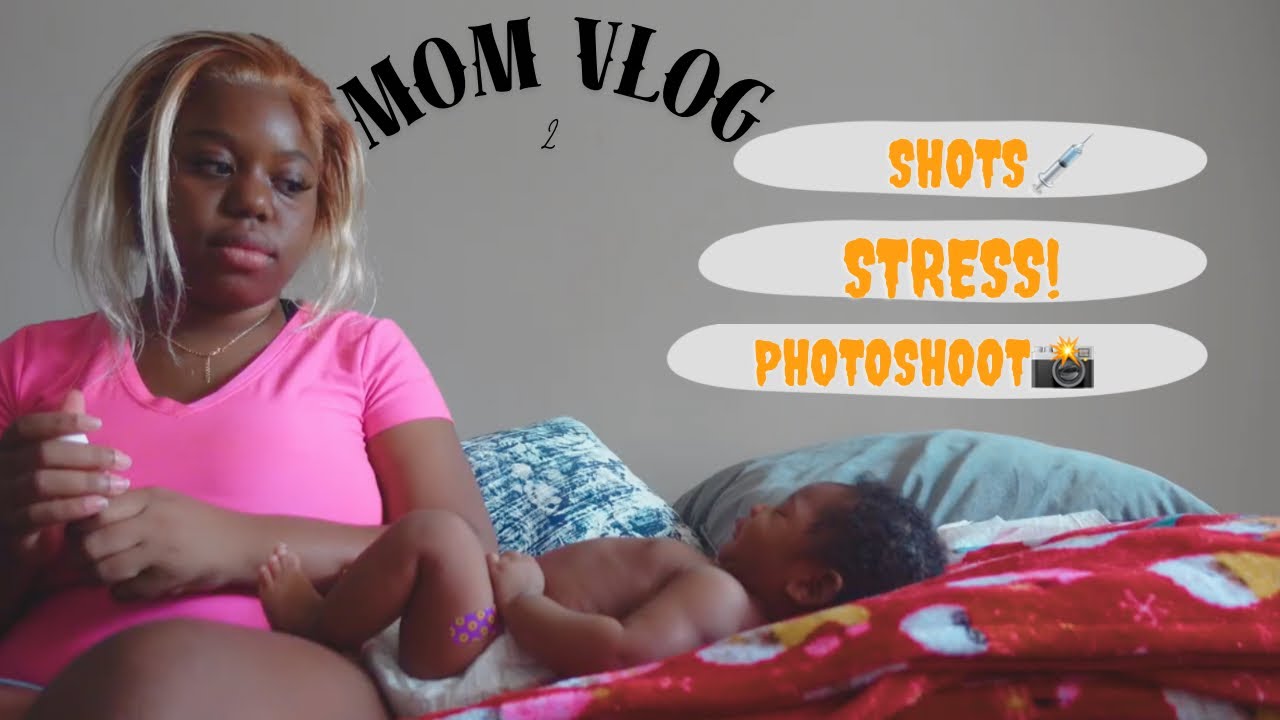 Mom vlog #2 | Baby 2 month old shots, BTS pumpkin photoshoot, more… - YouTube