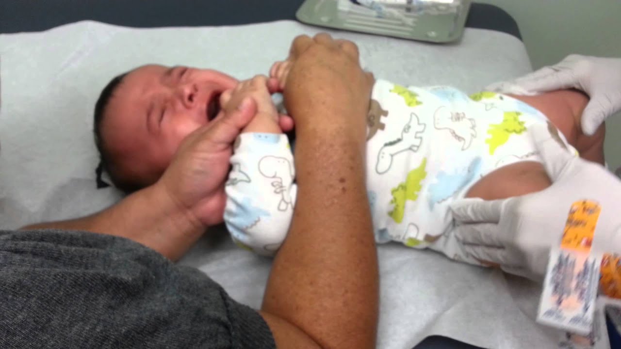 6 six months old shots , vaccines checkup doctor appointment - YouTube