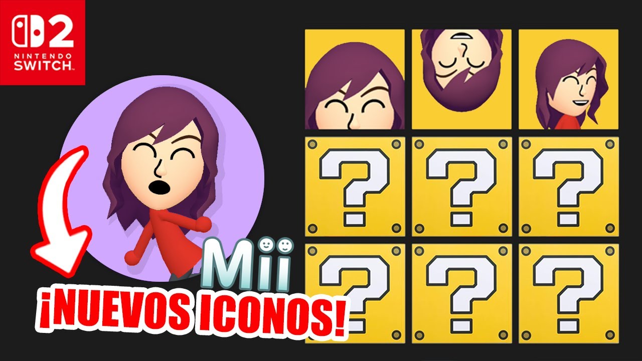 ¡NUEVOS iconos MIIS en Switch 2! | Descubre las nuevas POSES de los ...