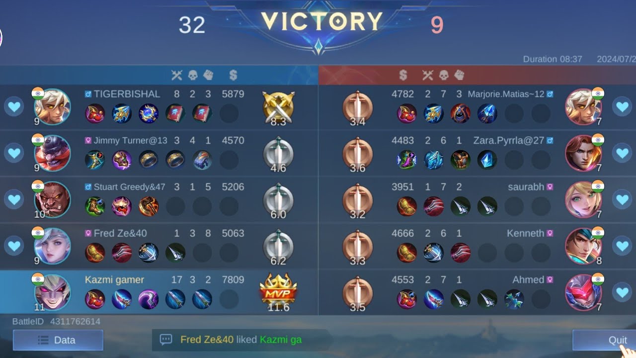 Moba Legend eSports game 5 v5 bettalground - YouTube