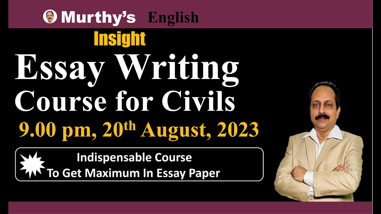 Essay Writing Course for UPSC - YouTube