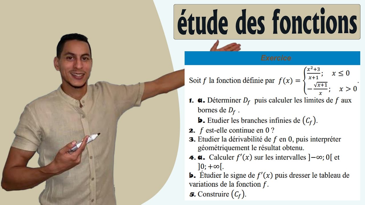 étude des fonctions 2 bac exercices - les asymptotes - les branches ...