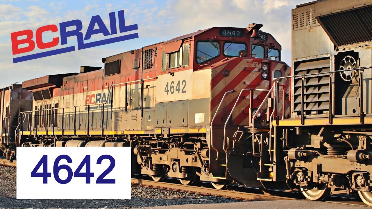 BC rail 4642 at Alliance Ohio - YouTube