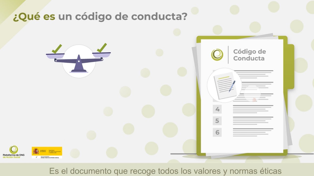 ¿QUÉ ES UN CÓDIGO DE CONDUCTA? - YouTube