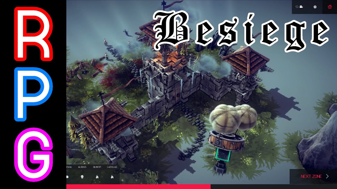 Besiege: Beating the first 5 Tolbrynd Levels with one 8 block machine ...